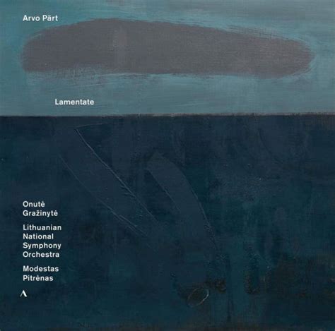 Arvo Prt Lamentate By Lithuanian National Symphony Orchestra Vinyl LP Barnes Noble