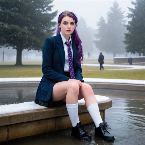 Evie Pickering With Her Sexy Feet In The Frozen Wa By Adieinaplane On Deviantart