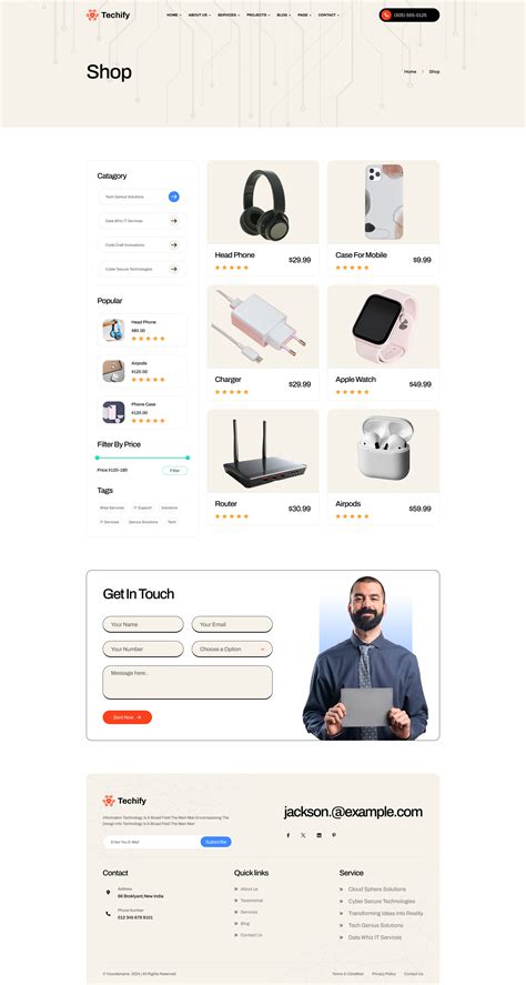 Techify It Services And Digital Agency Figma Template By Mugli