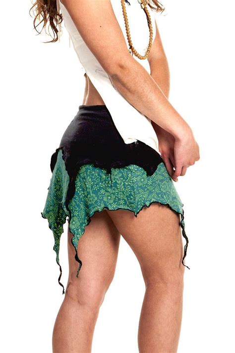 Pixie Tendrils Skirt Pixie Skirt Psy Trance Clothing Boho Skirt