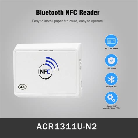 ISO14443 Bluetooth USB NFC Contactless Smart Card Reader ACR1311U N2 China NFC Bluetooth