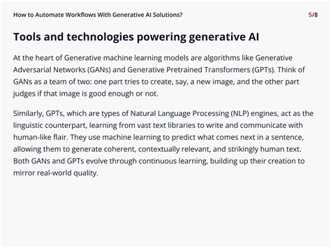 how to automate workflows with generative ai solutions pdf