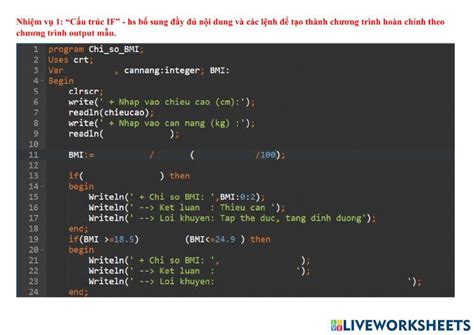 Tin Hoc Online Exercise Live Worksheets