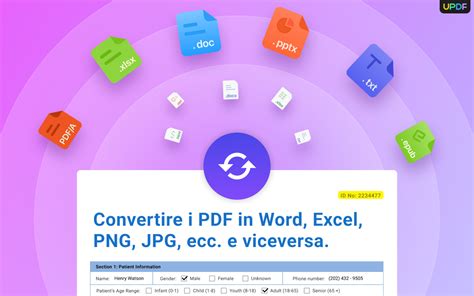 Convertire Da PDF A Documento Google UPDF