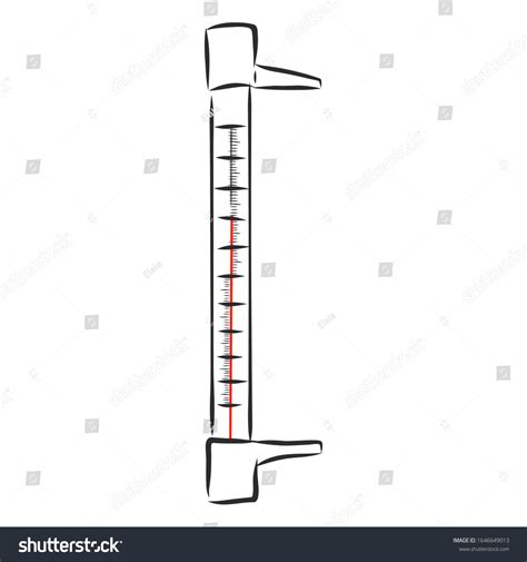 Thermometer Temperature Measuring Device Vector Sketch Stock Vector Royalty Free 1646649013