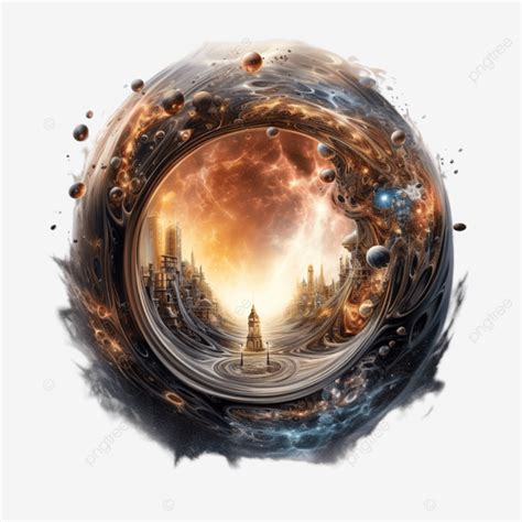 Portal In Space To Other Universes Png Portal Science Scientist PNG