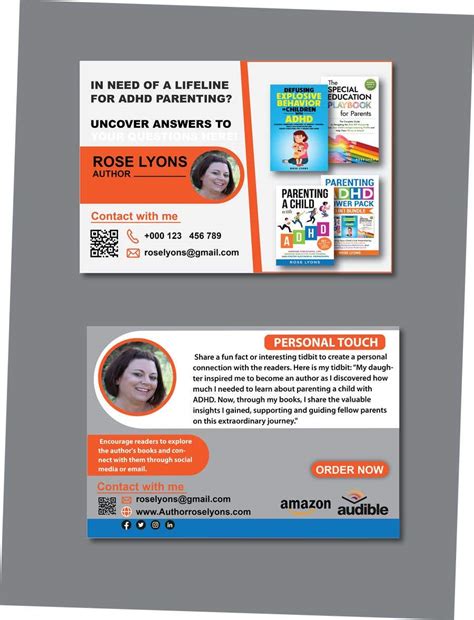 Entry 86 By Sadikul4253 For Author Postcard Design For Captivating