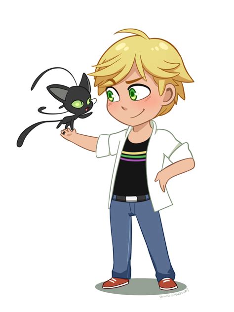 Adrien And Plagg Miraculous Ladybug Fan Art 40417637 Fanpop