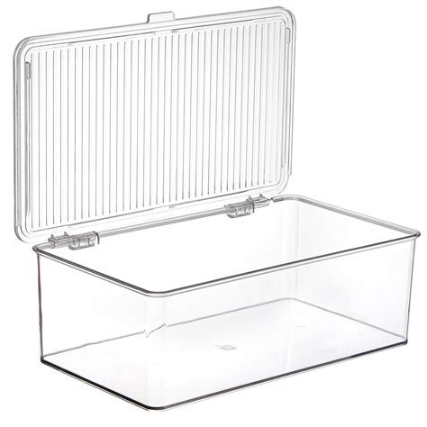 Zenfun Set Of 3 Small Stackable Storage Bins