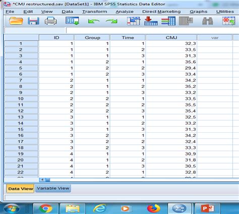 How To Adjust Gee Analysis For The Pre Values On Spss Researchgate