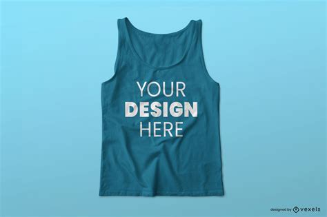 Tank Top Psd Mockup Design Vector Download