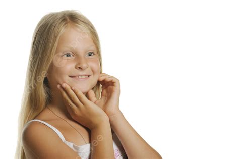 Closeup Portrait Of A Beautiful Blonde Girl Blond Fashion Content
