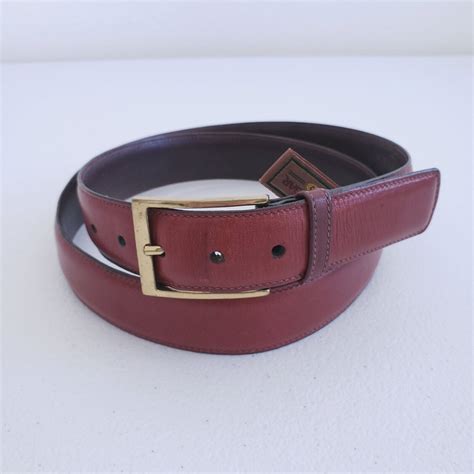 Trafalgar Belt Brown Genuine Leather 36 Retro 90s Cl Gem