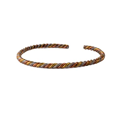 The Twister Copper Bangle