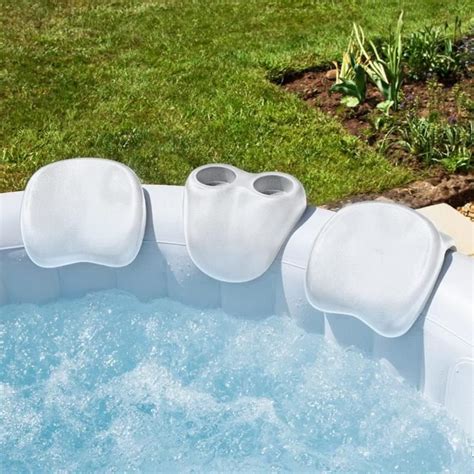 Coussin De Spa Et Porte Gobelet Pour Spa Gonflable Set Confort Spa Kit