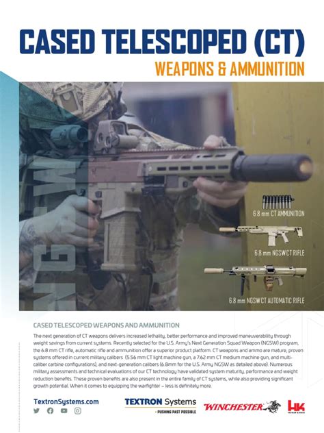 Textron Ct Weapons Datasheet Pdf Military Technology Military