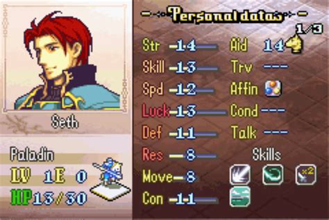 Fe8 Except Seth Has Galeforce Projects Fire Emblem Universe