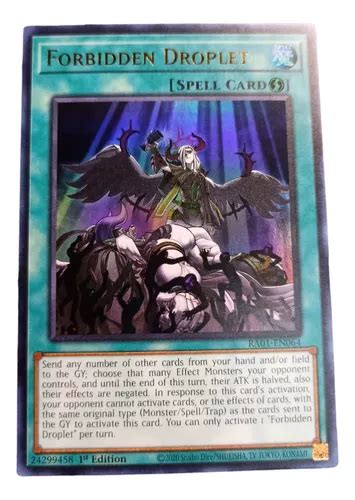 Yu Gi Oh Forbidden Droplet Ultra Ra01 Mercadolibre