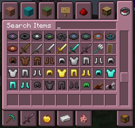 Dark Pink Ui Minecraft Texture Pack