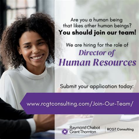Were Hiring A Director Of Human Resources See Details Below Erin Robichaud Mba Cpa