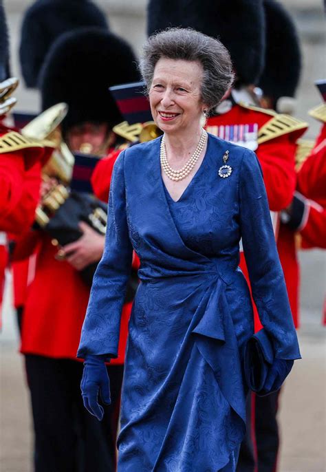 Princess Annes 75th Birthday Portrait Features Dramatic Hair