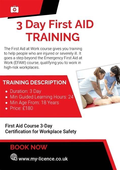 First Aid At Work Course 3 Day In London And Essex
