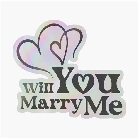 Will You Marry Me Funny Wedding Proposal Sticker For Sale By