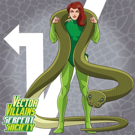 Vector Vengers Princess Python Serpent Society By Wolfehanson On Deviantart