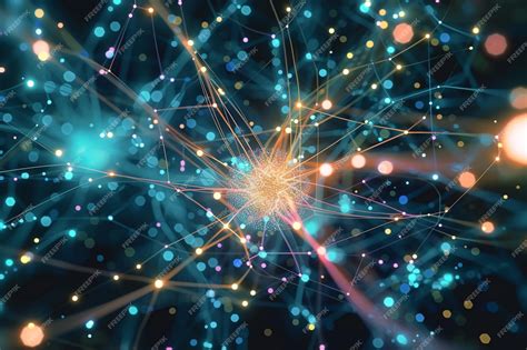 Premium Photo A Computer Generated Image Of A Complex Structure With The Lines Connected To It