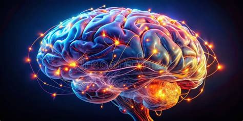 Unveiling the Nighttime Brain a Deep Dive into Human Brain Anatomy through Illuminated Medical ...
