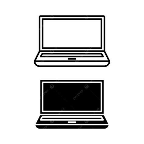 ラップトップのアイコンを設定 ベクターイラスト画像とpngフリー素材透過の無料ダウンロード Pngtree