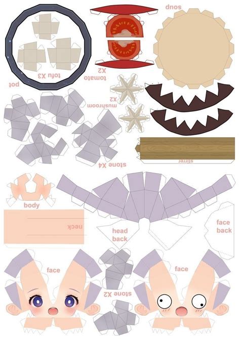 15 Paimon Papercraft Anime Crafts Paper Doll Template Paper Dolls