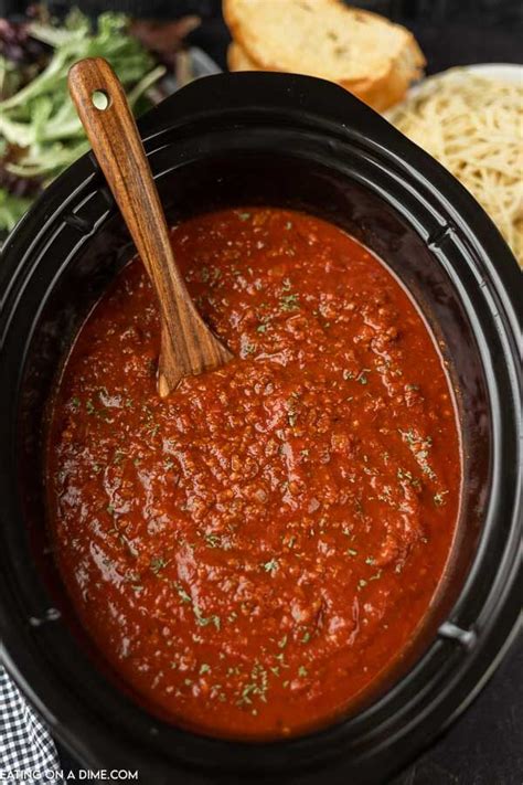 Crock Pot Spaghetti Sauce Recipe Crock Pot Spaghetti
