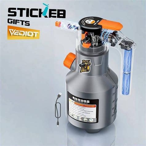 2l Car Wash Foam Sprayer Rechargeable Electric Foam Spray Car Shampoo