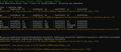 Crash When Set Disp Drv Draw Buf Flushing Issue Lvgl Lvgl GitHub