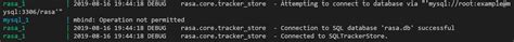 Could Not Create Tables Mysqldbexceptionsoperationalerror Mysql Tracker Store 2 By