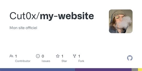 GitHub Cut0x My Website Mon Site Officiel