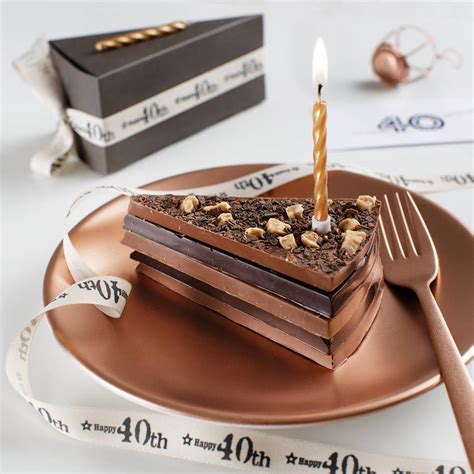 Indulge In Chocolate Heaven With This Delicious 40th Birthday Cake