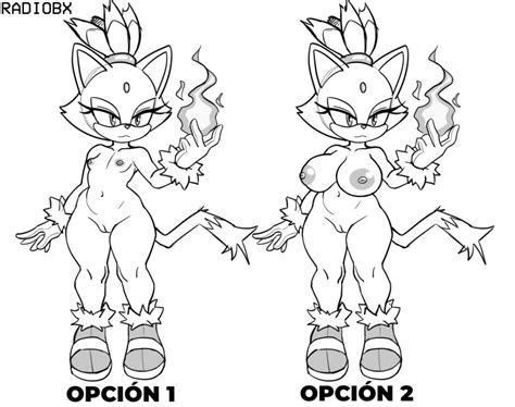 Rule 34 Big Breasts Blaze The Cat Breasts Female Furry Radiobx Sega