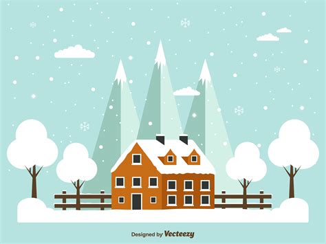 Winter Vector Background 169763 Vector Art At Vecteezy