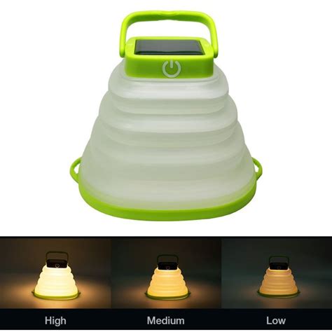 楽天市場ソーラー ランタン グリーン 折り畳み式 LED 軽量コンパクト USB TYPE C GREENBAR COLLAPSIBLE