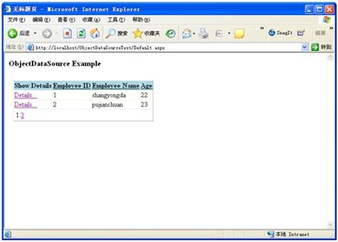 ASP NET服务器控件使用之GridView数据源ObjectDataSource this gridapi