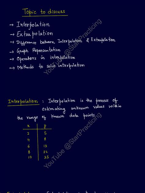 Interpolation And Extrapolation Pdf Interpolation Mathematics Of