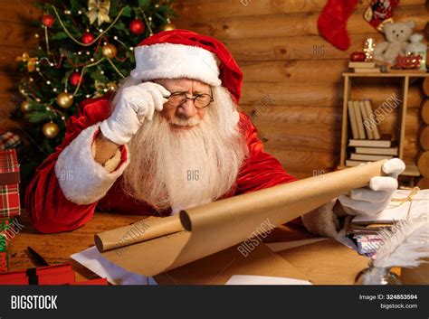 Santa Eyeglasses Image And Photo Free Trial Bigstock