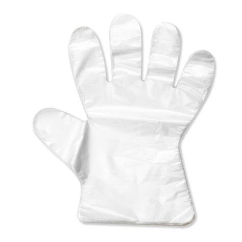 ถุงมือพลาสติกใส