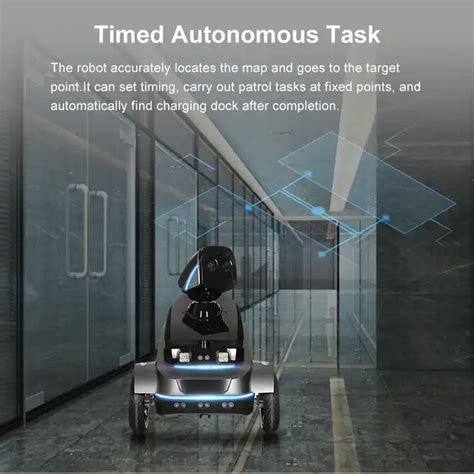 Commercial Autonomous Scheduling Task Business Safety Robot