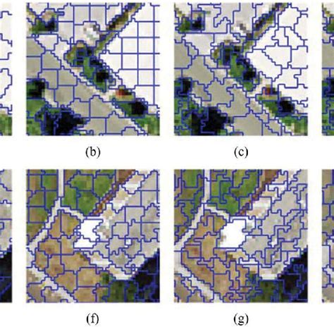 Segmentation Results For Subset Of The Two Images A And E Are The Download Scientific