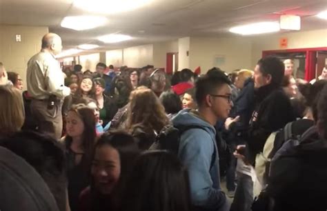 Cherry Hill East Students Walk Out To Support Teacher Cherry Hill Nj