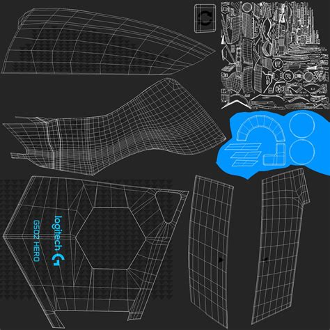 3d Model Detailed Logitech Computer Mouse Turbosquid 2194461