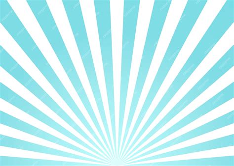 Fondo De Vector Azul Y Blanco De Rayos De Sol Vector Premium